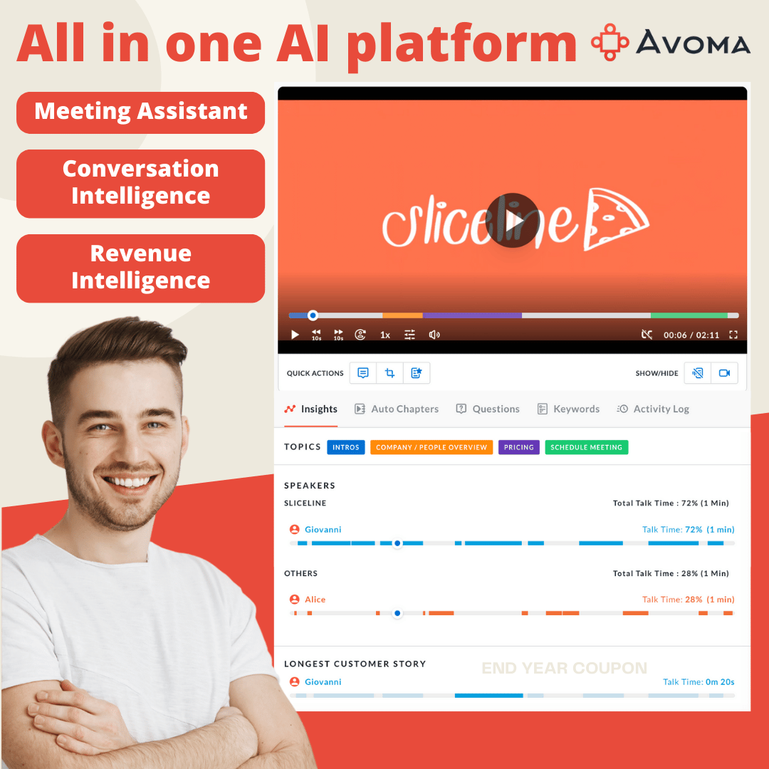 Avoma | 会議アシスタント×文字起こし×営業分析を統合したAIオールインワンツール！ – OAI Market